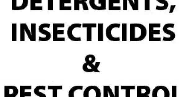 Detergents, Insecticides and pest control