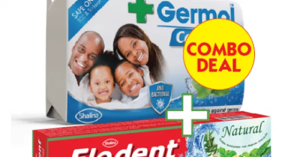 Combo Deal Germol Soap 175g & Flodent toothpaste 100ml