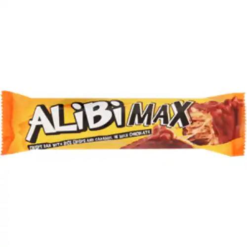 Alibi Max Rice Crisps Chocolate Bar 49g