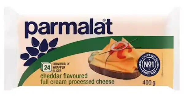 Parmalat Sliced Processed Cheddar Cheese 400g