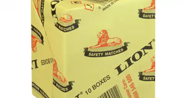 Lion Safety Matches 10's
