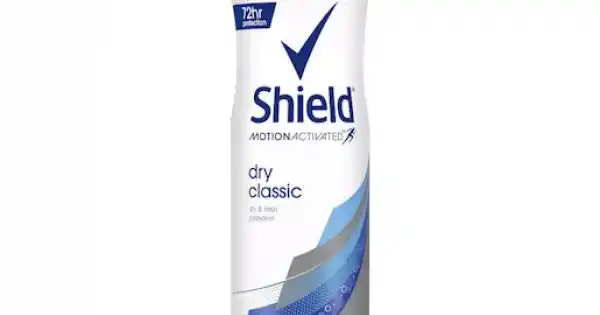 Shield Women Classic Dry Antiperspirant Aerosol Deodorant 150ml