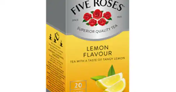 Five Roses Lemon Teabags 20's