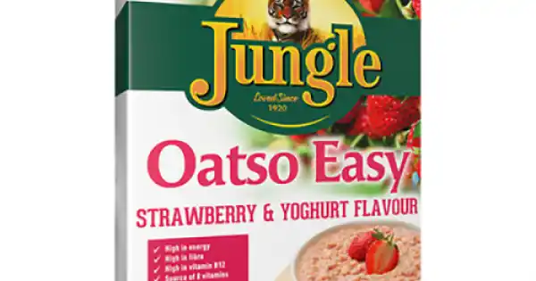 Jungle Oatso Easy Strawberry Yoghurt 500g