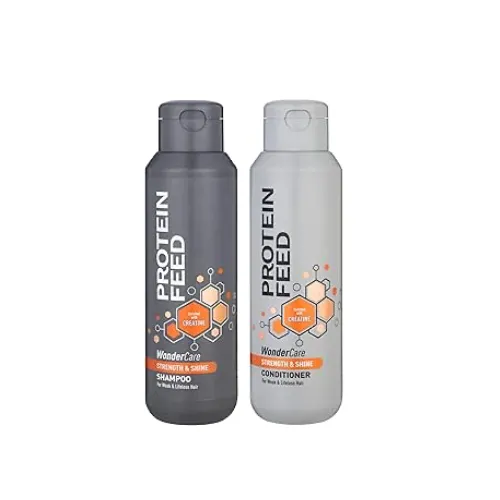 Protein Feed Shampoo and Conditioner Set Strength And Shine 2x500ml