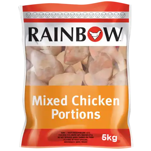 Rainbow IQF Mixed Chicken Portions 5kg