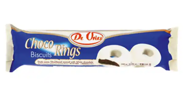 De Vries Choco Ring Biscuits 150g