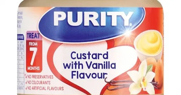 Purity 2nd Foods Custard Vanilla Flavoured From 7 Months 125ml