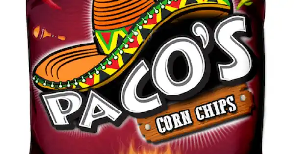 Paco's Corn Chips Spicy Beef 50x22g