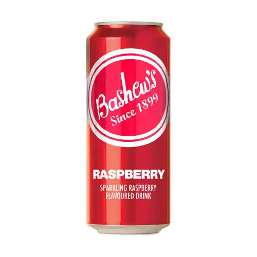 Bashew's Can Raspberry Sparkling Flavoured Drink 6x300ml