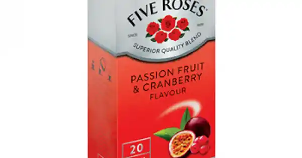 Five Roses Passion Fruit & Cranberry Teabags 20's
