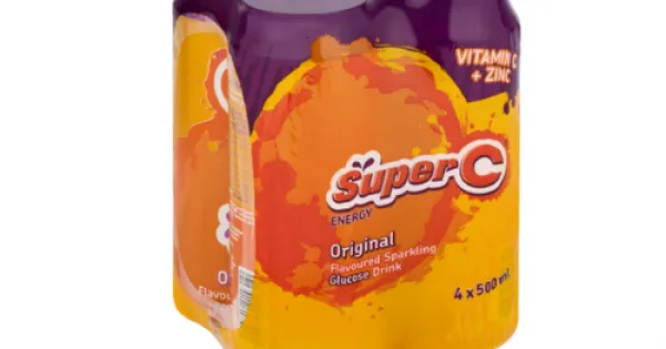 Super C Energy Drink Original 4x500ml