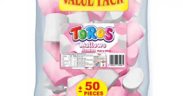 Toros Jumbo Mallows Rainbow 50's