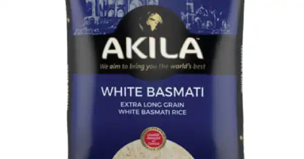 Akila Extra Long Grain White Basmati Rice 5kg