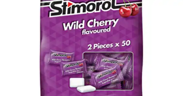 Stimorol Wild Cherry Chewing Gum Sugar Free 50x2's