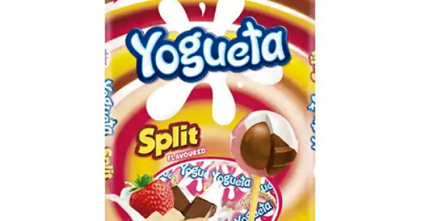 Yogueta Split Flavoured Lollipops 48's