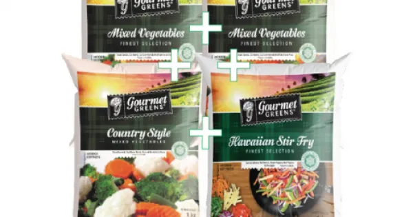 Combo Deal Gourmet Greens (Mixed veg, Country veg, Hawaiian stir Fry) 4 ...